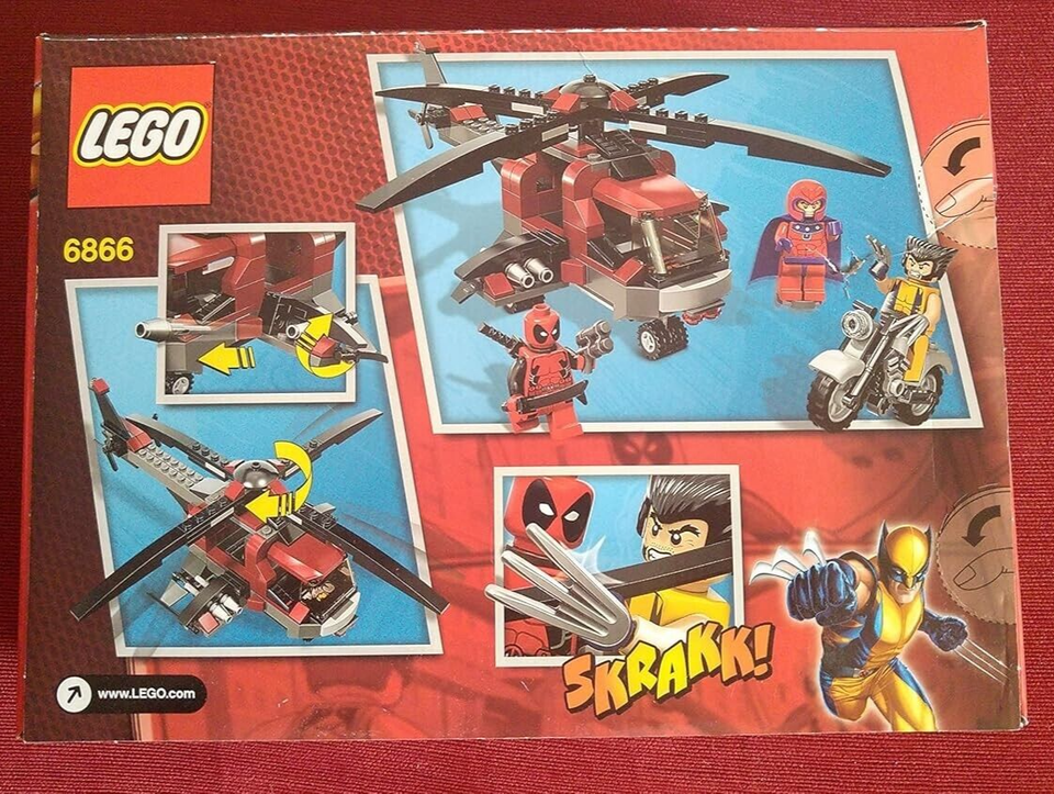 Lego 6866 Marvel Wolverine's Chopper Showdown 201pcs SEALED | eBay