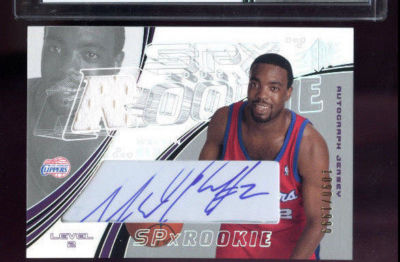 2002-03 Upper Deck SPx Melvin Ely Jersey ROOKIE Signed Autograph Card ...