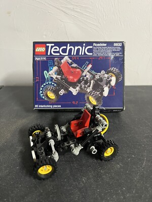 Vintage LEGO TECHNIC #8832 ROADSTER KIT Complete 1988 | eBay