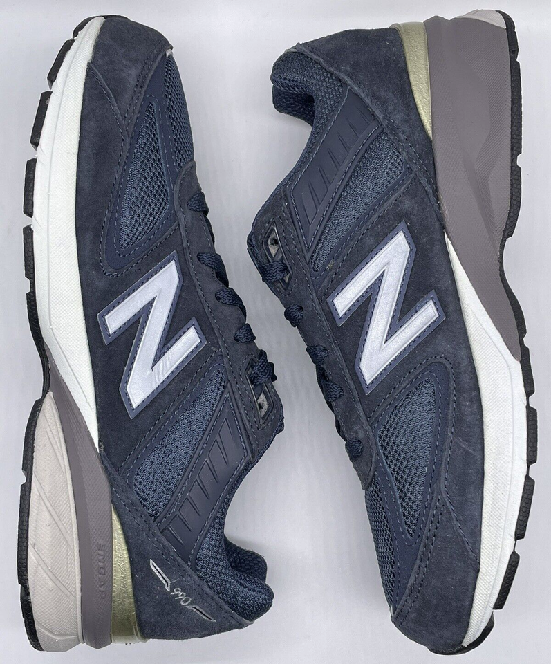 New Balance 990v5 Navy GC990NV5 Size 6 M NWOB Suede Running ENCAP ...