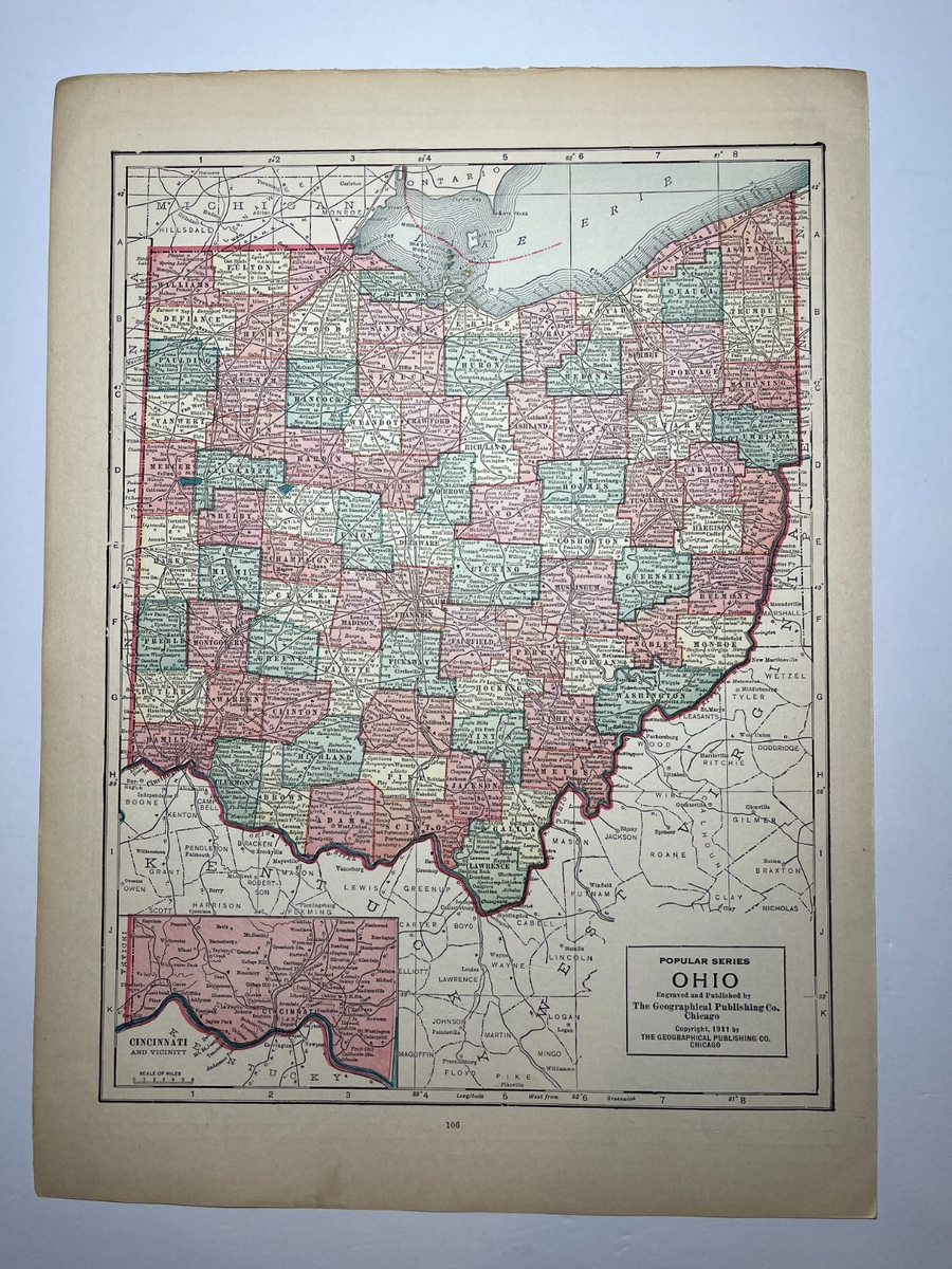 Map Of Ohio