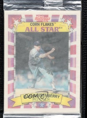 1992 Sportflics Kellogg's Corn Flakes All Stars Dan Quisenberry #9 0uf1 ...