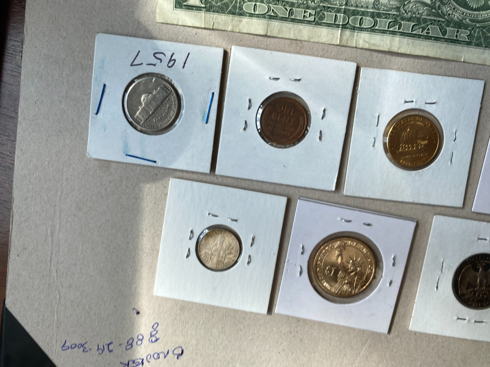 Collectible Mixed Lot US Old Money-$1.00 Star Note, Silver Dime, BU ...