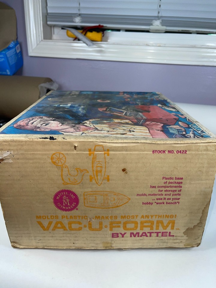 Vintage Mattel Vac-U-Form Mold Maker Set Tested Working w/ Box ...
