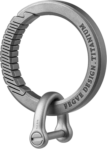 Titanium round Carabiner Clip, Spring Hook Key Chain Ring, Small Keyring Cara... 313091550584| eBay