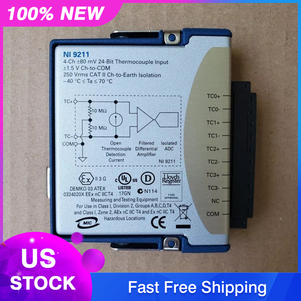 NEW National Instruments NI9211 NI-9211 C Series Temperature Input ...
