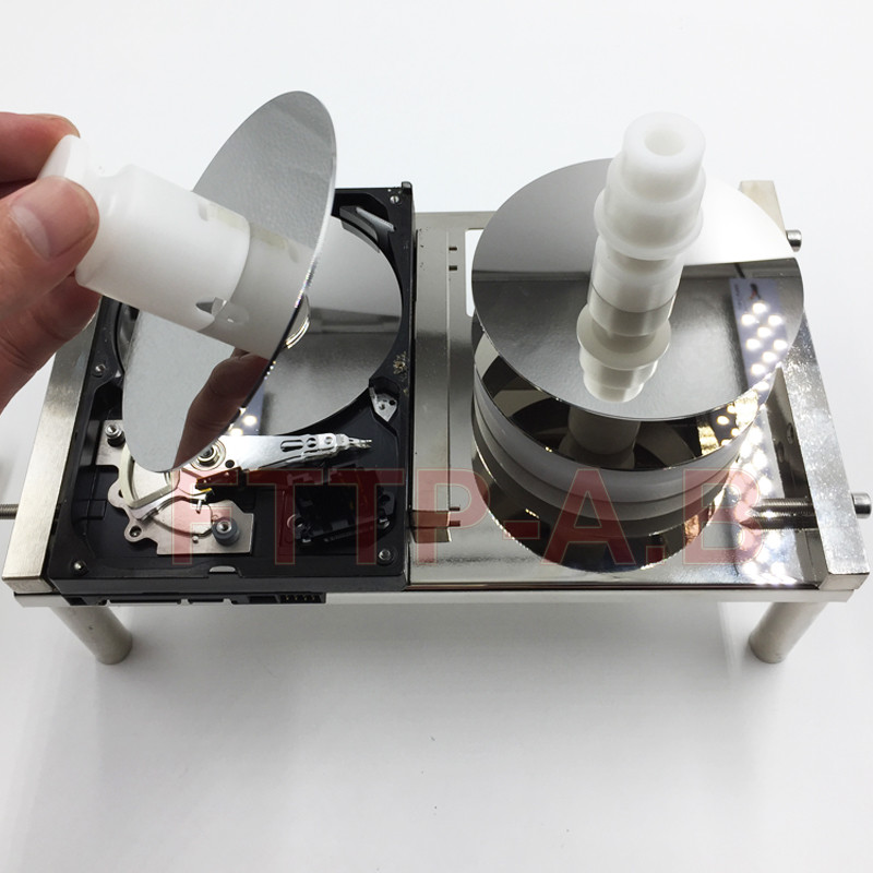 Economy Hard disk repair desk+Platter extractor+Head Replacement Tools ...