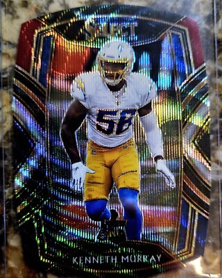 2020 Panini Select Kenneth Murray Red White Blue Die Cut Club Level ...