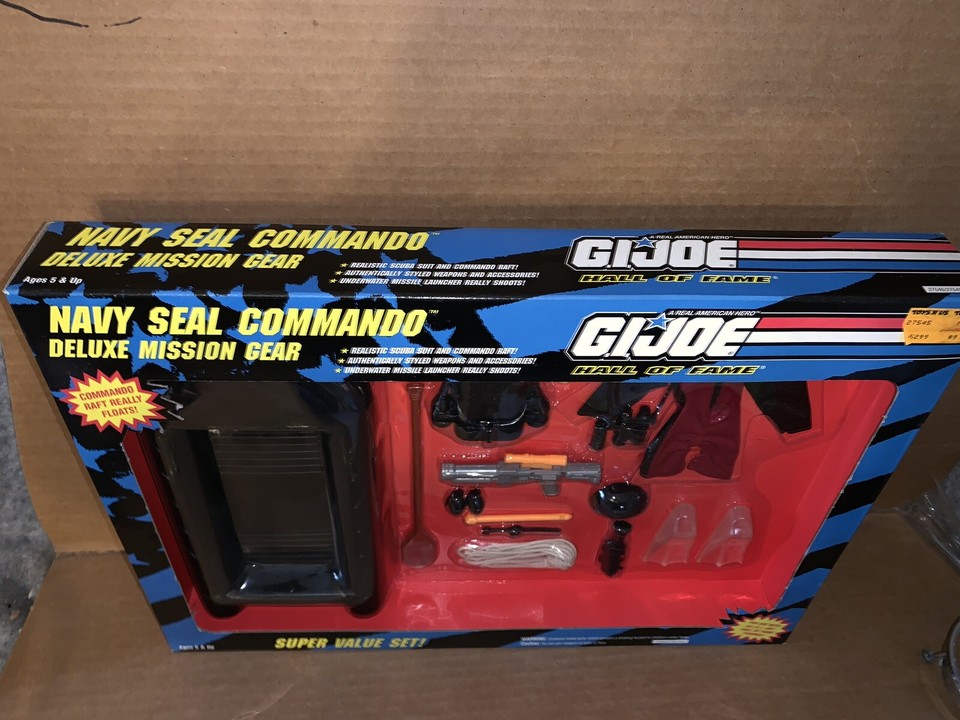 Vintage G.I. Joe Navy Seal Commando Deluxe Mission Gear New In Box | eBay