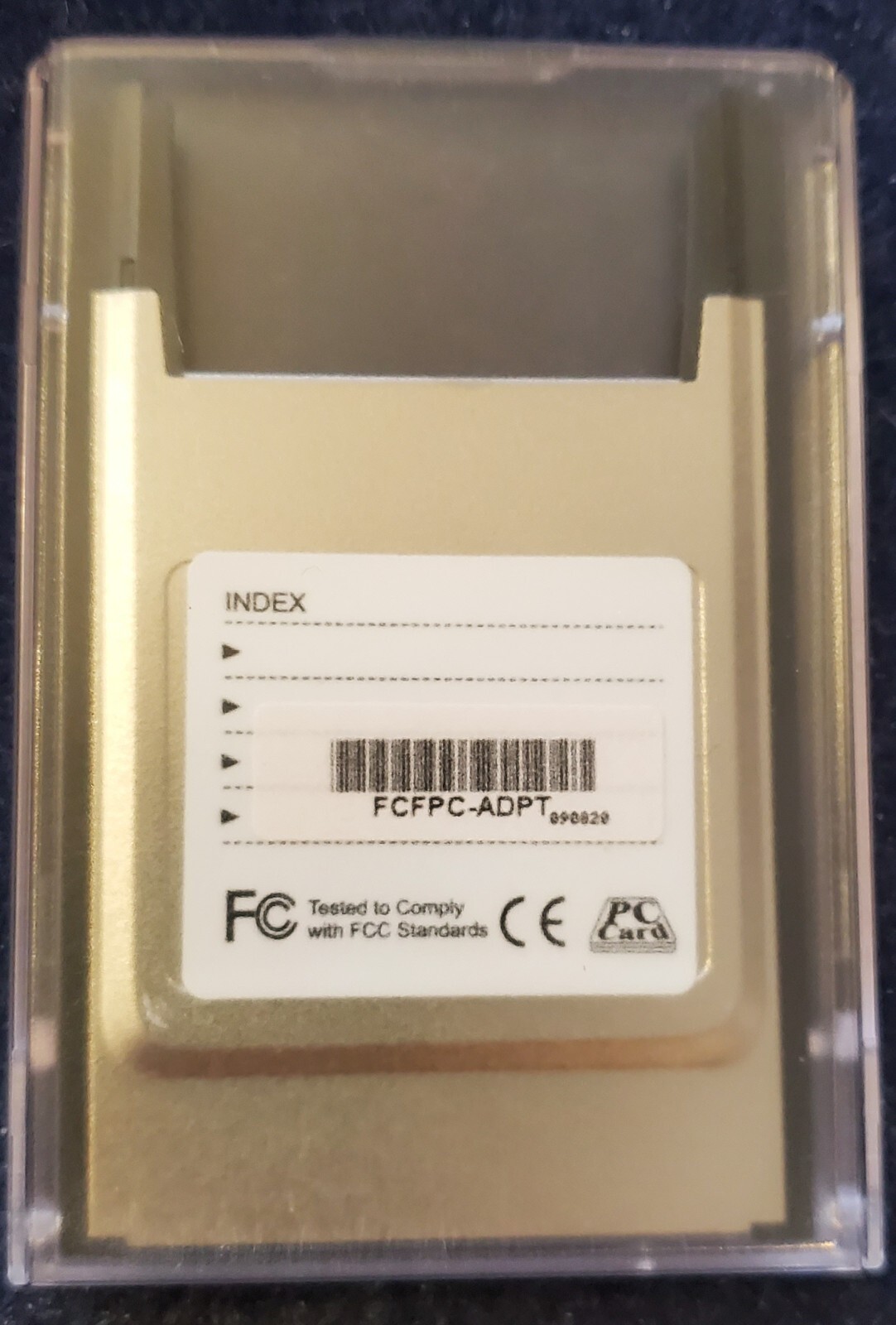 Qty 2 CompactFlash I (CF) to PC Card (PCMCIA) Adapters with crystal ...