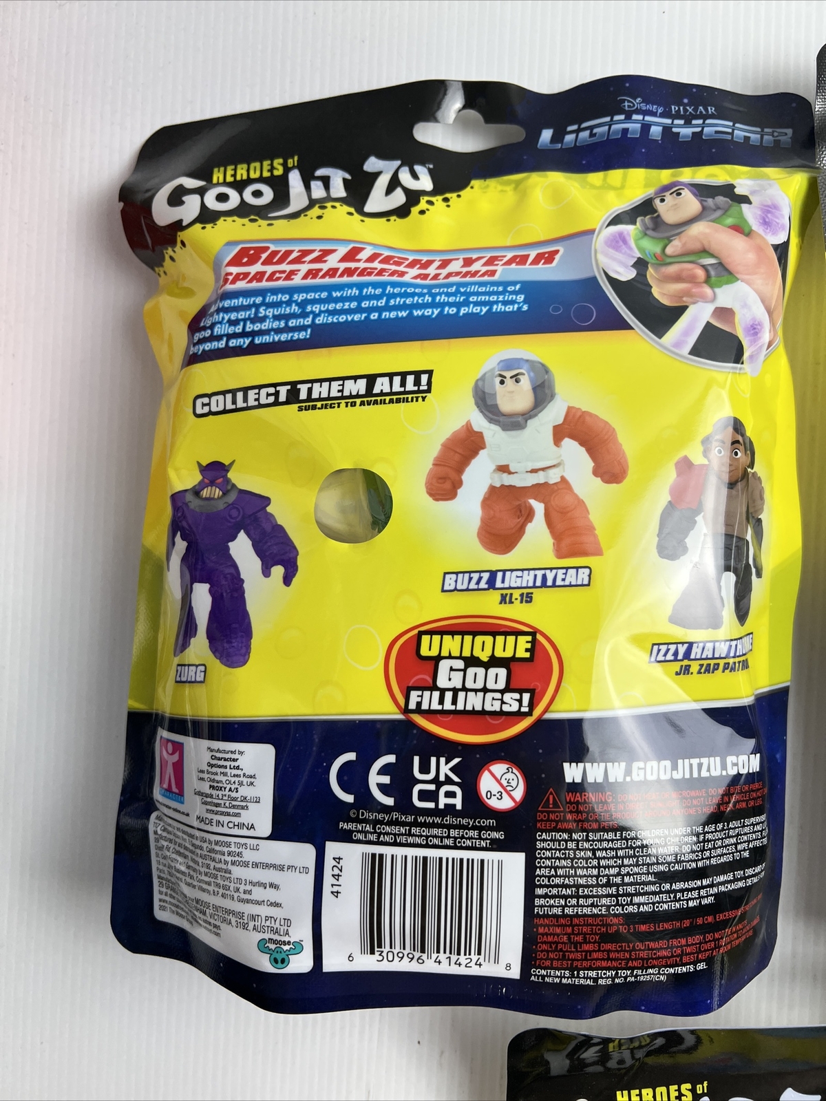 Lightyear Hero Pack x 3 Heroes Of Goo Jit Zu Buzz Lightyear Izzy Zurg ...