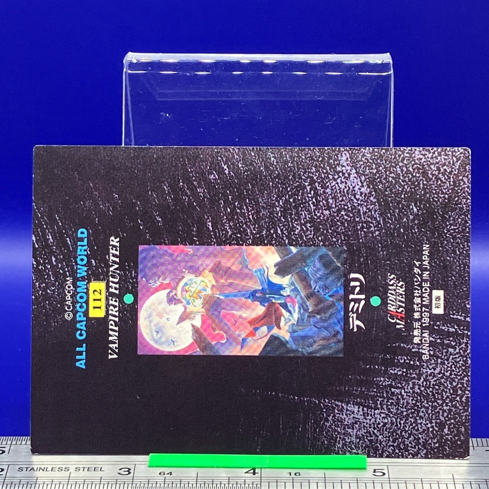 Demitri Vampire Savior Carddass Masters TCG Capcom Game Card Rare ...