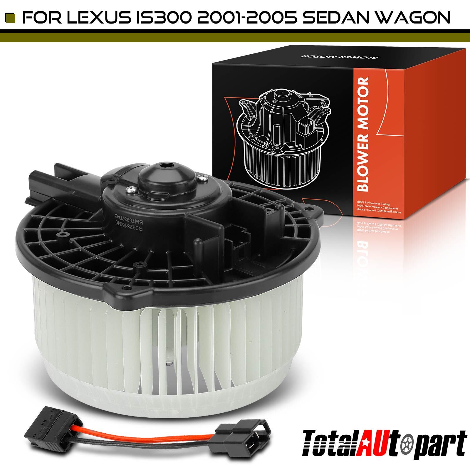 HVAC Blower Motor with Fan Cage for Lexus IS300 2001 2002 2003 2004 ...