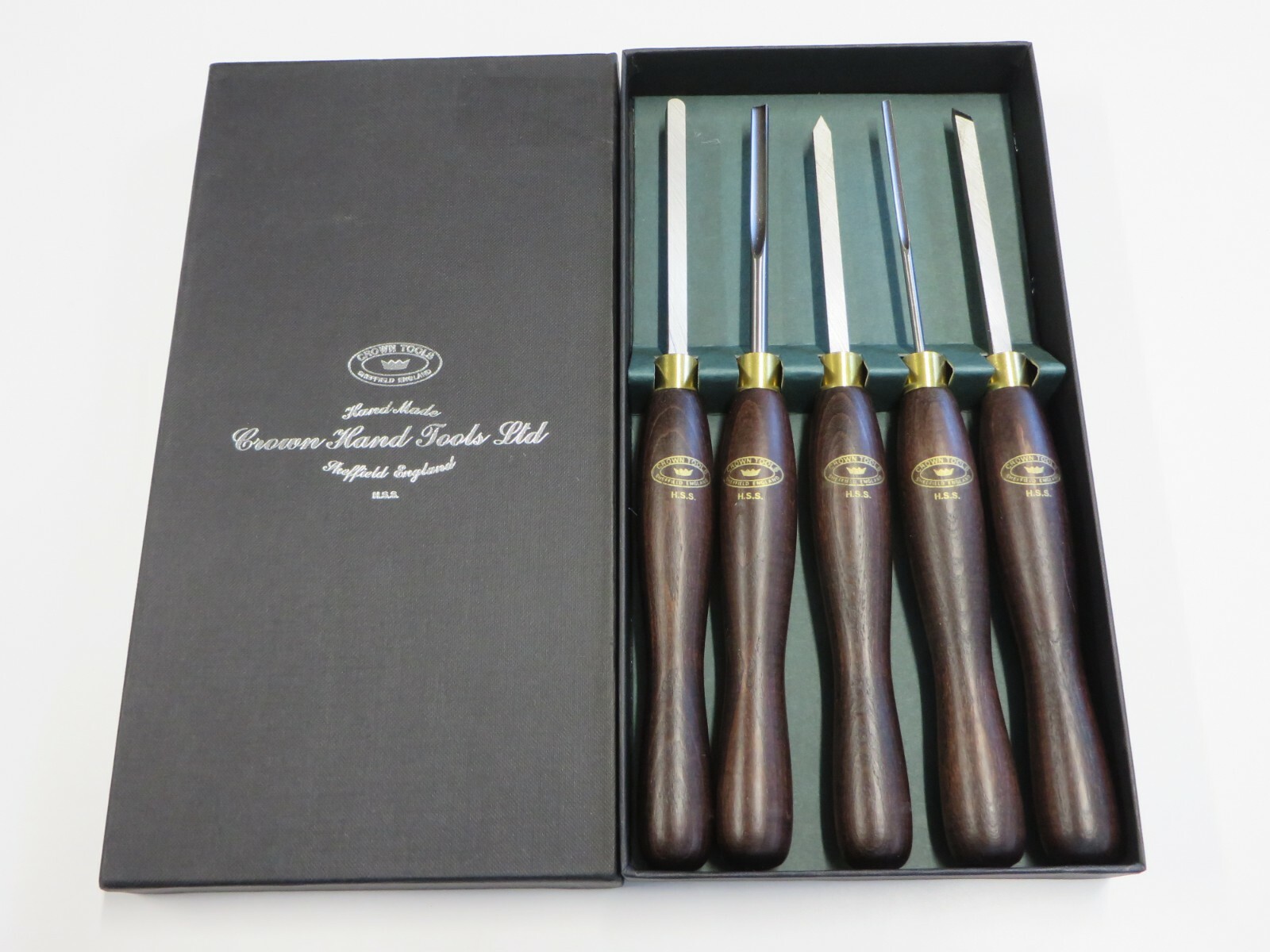 Crown Tools 5-piece Woodturning Mini Turning Tool Set 709163 for sale ...