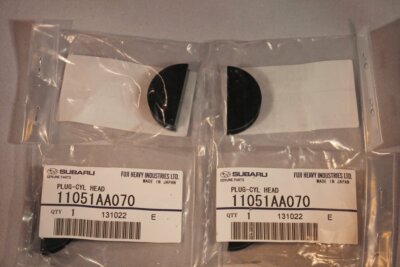 Subaru Genuine Cylinder Head Camshaft Half Moon Plug 11051AA070 x4 F/S ...