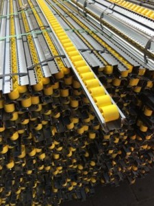 20 x 2.600 mm Röllchenbahn SSi-Schäfer Röllchenleiste Rollenbahn ...