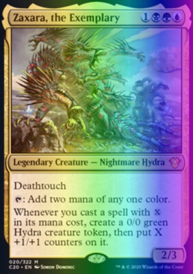 MTG Magic the Gathering Zaxara, the Exemplary (20/355) Commander 2020 ...