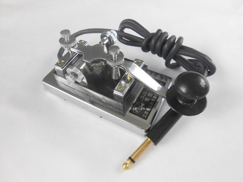 MORSE CODE Ham Shortwave Radio CW Morse Telegraph Key K4 Heavy Hand Key ...