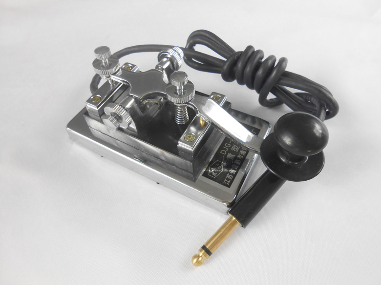 MORSE CODE Ham Shortwave Radio CW Morse Telegraph Key K4 Heavy Hand Key ...