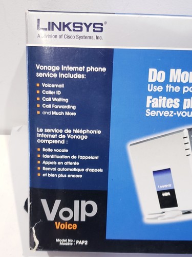 Linksys Pap2 VoIP Gateway Router ATA 2-port Phone Adapter | eBay