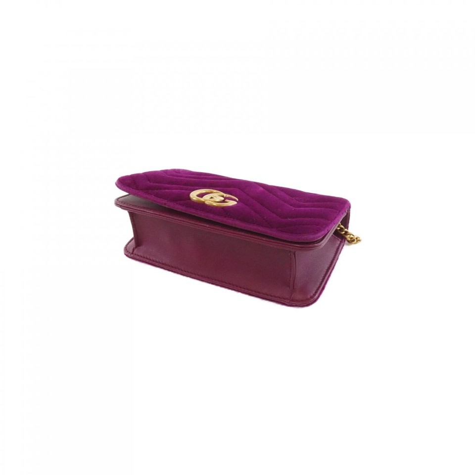 Authentic GUCCI GG MARMONT 488426 9QIET Shoulder bag #230-000-195-8170 ...