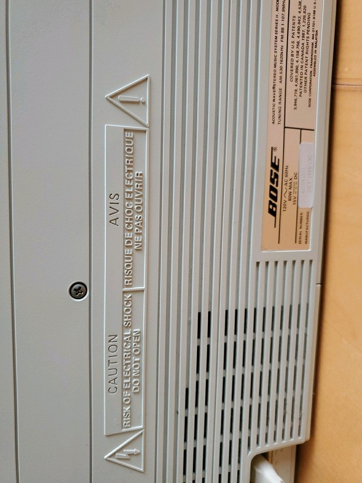 Bose Acoustic Wave Stereo Music System Series II CD-2000 with Power ...