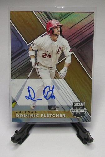 DOMINIC FLETCHER 2019 Elite Extra Edition AUTOGRAPH Rookie Card ...