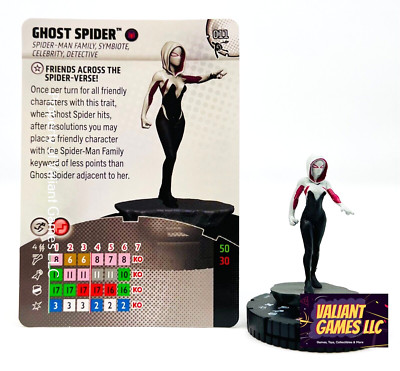 Marvel Heroclix Ghost Spider #011 w/ Card Spider-Verse Set | eBay