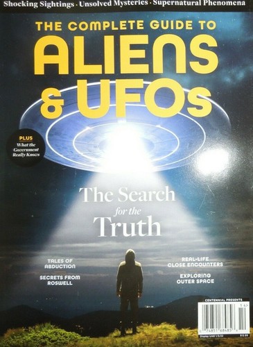 ALIENS & UFOS complete guide UNSOLVED MYSTERIES supernatural phenomena ...