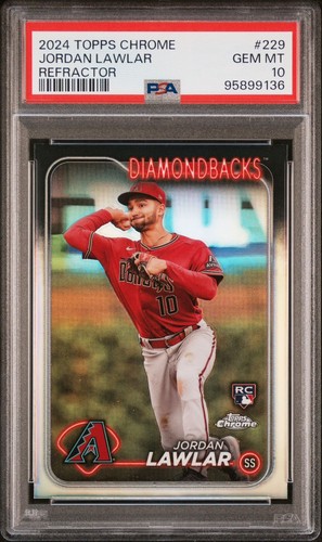 2024 Topps Chrome - Prism Refractor #229 Jordan Lawlar (RC) for sale ...