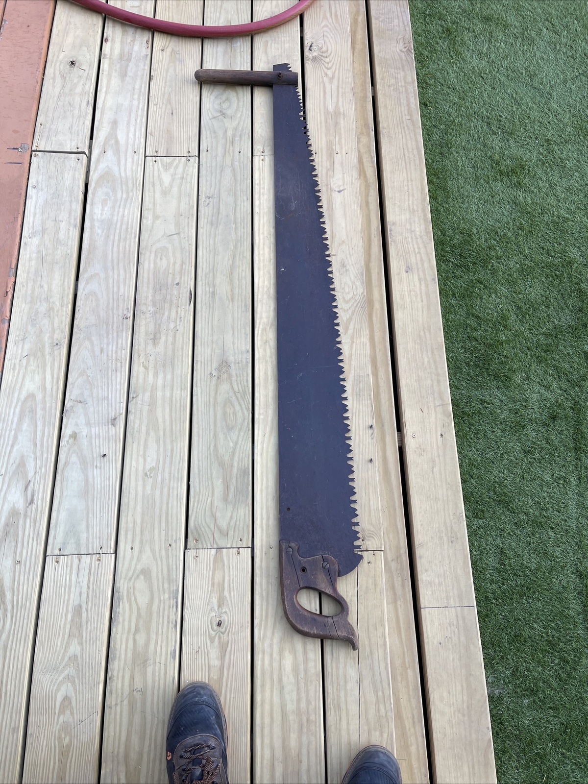 Vintage warranted Superior 2 Man Crosscut Saw 54” Blade Tree Logger 59 ...