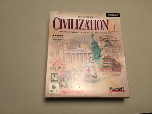 PC Macintosh Civilization II 2 big box Sid Meier’s | eBay