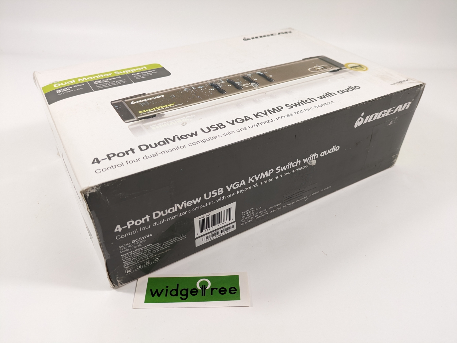 ATEN IOGEAR MiniView (GCS1744) 4-Ports External KVM / audio / USB ...