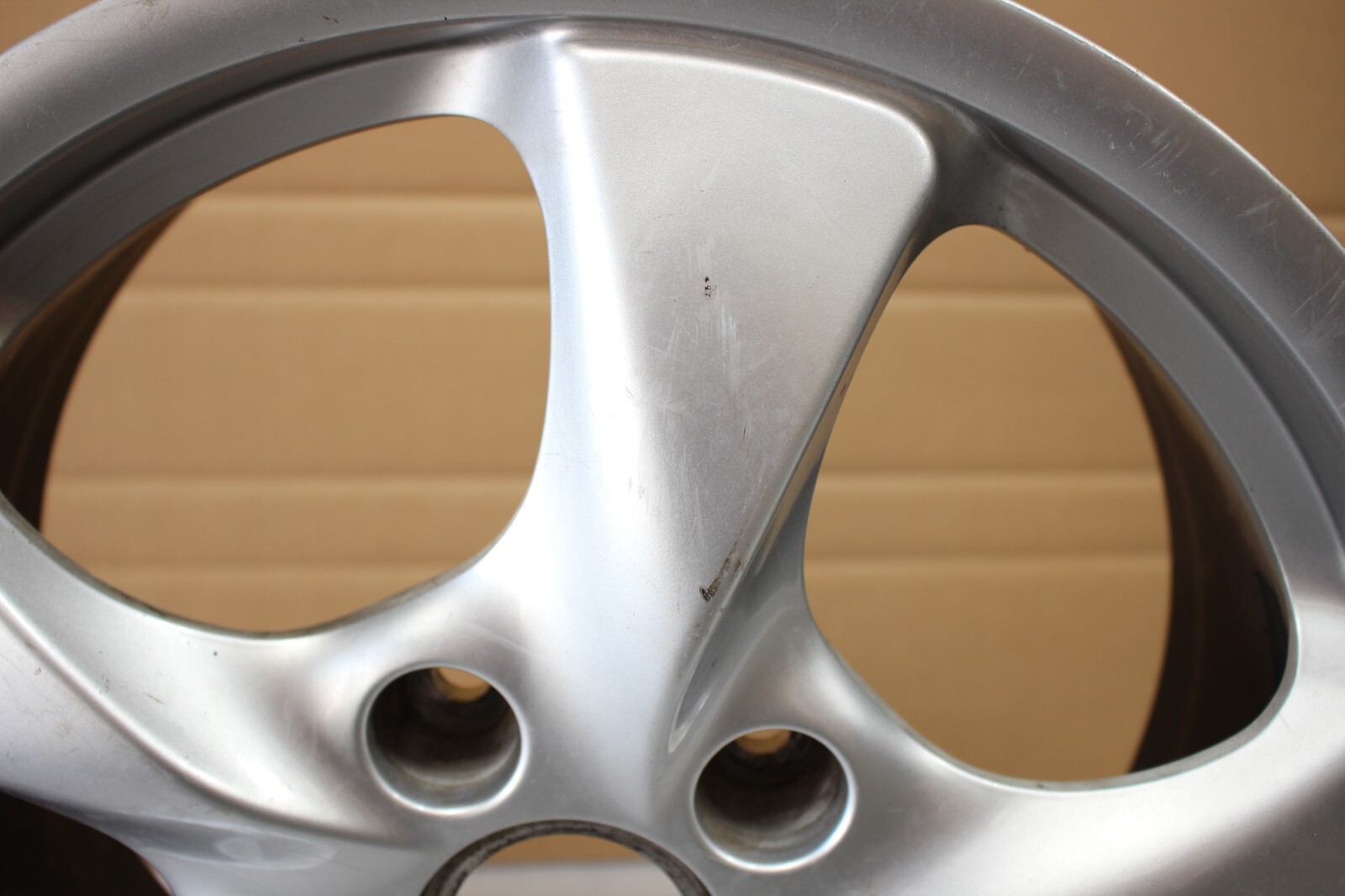 Porsche 986 Boxster S Front Wheel Rim 7x17 17" 5 Spoke Silver ...