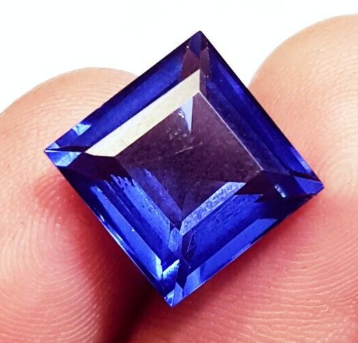 Natural Blue Sapphire Excellent Square Cut 9.00 Ct Certified Loose ...