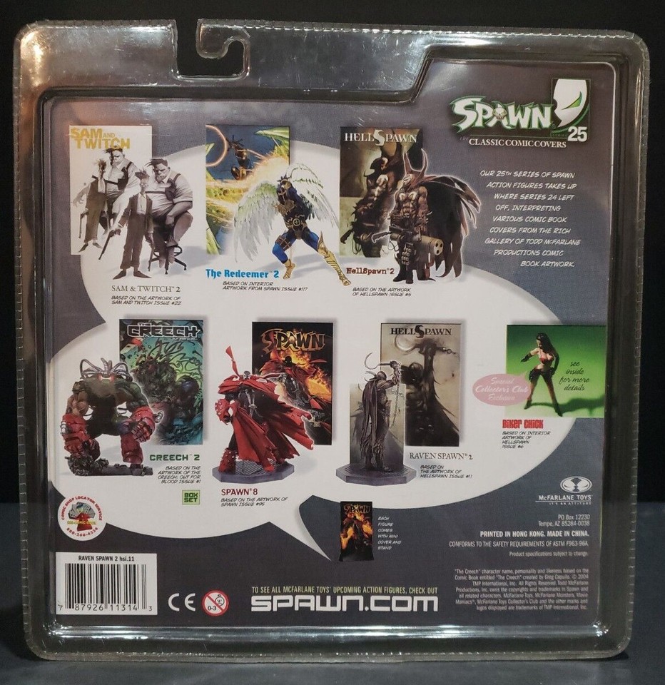 McFarlane Spawn 2 Classic Covers Series 25 Raven Hellspawn Issue 11 2004 | eBay