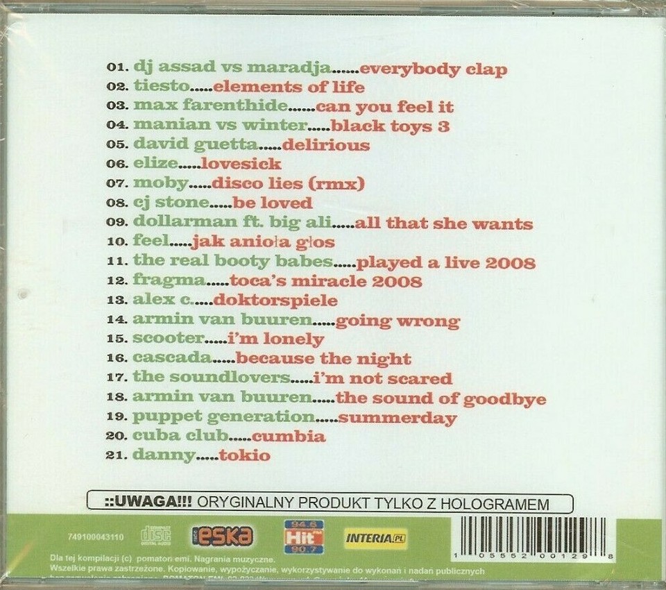 NOW PARTY HITS 2008 - CD - NEW - SEALED | eBay