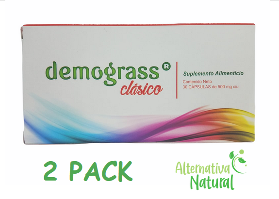 2 PACK!! DEMOGRASS CLASICO - 100% Original - Weight Loss Supplement 60 ...