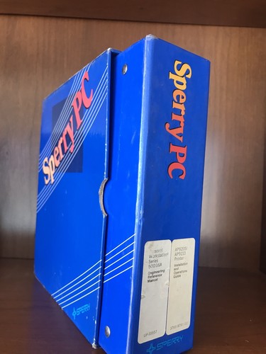 Sperry PC Personal Workstation Series 500/16A & AP9205/AP9205 Printer ...