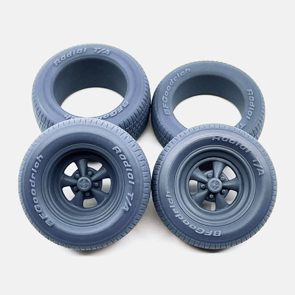 1/24 Resin 15 inch Cragar SS Wheels, BFGoodrich Radial T/A Tires, and ...