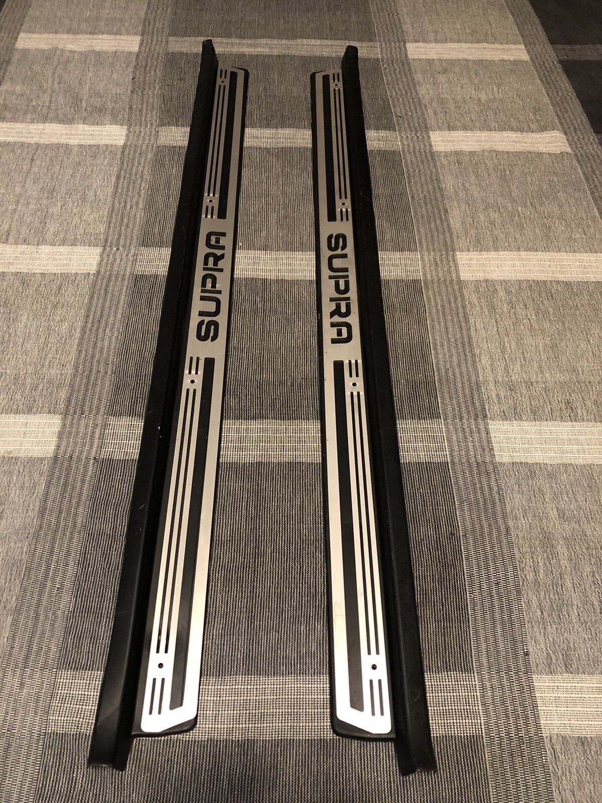 MK3 SUPRA DOOR SILLS SCUFF PLATES DRIVER AND PASSENGER SIDE 1986.5 ...