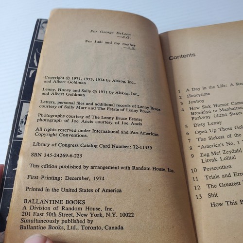 Ladies And Gentlemen Lenny Bruce By Albert Goldman Vintage Paperback ...