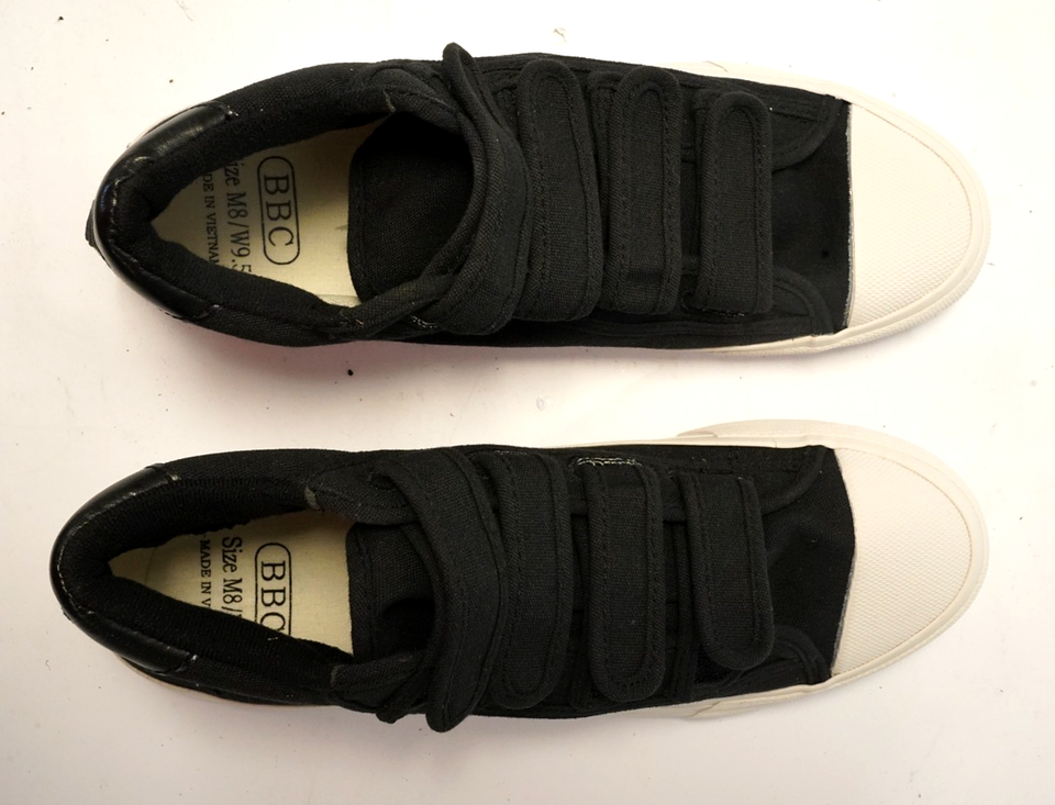 Bob Barker High Top Gripper canvas Black Sneakers Size 7 Men Prison ...