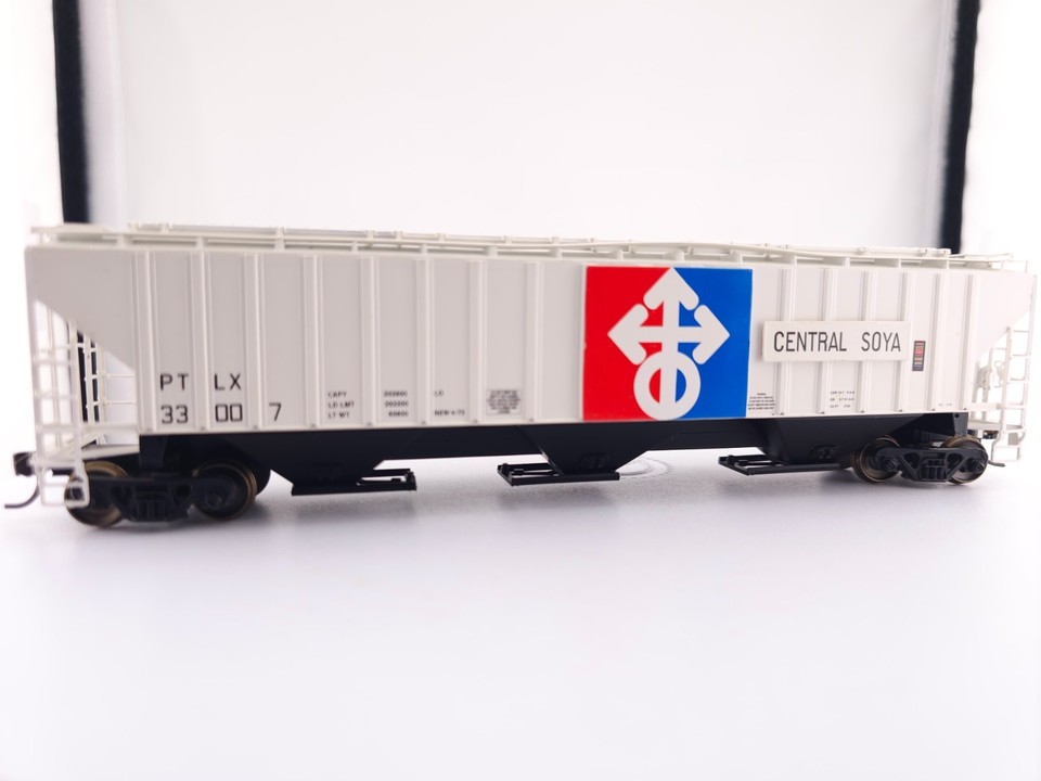 *READ* Intermountain HO Scale Central Soya 3 Bay Covered Hopper PTLX ...