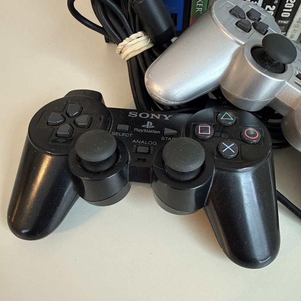 Sony Playstation 2 Console PS2 Fat SCPH-50001 Bundle20Games 3 ...