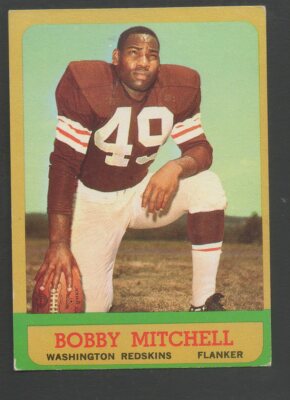 1963 Topps Football Card #159 Bobby Mitchell-Washington Redskins Ex ...