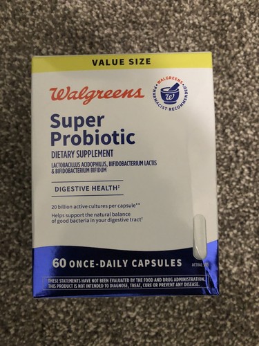 - Walgreens Super Probiotic - 60Capsules Total Exp: 05/2026 | eBay