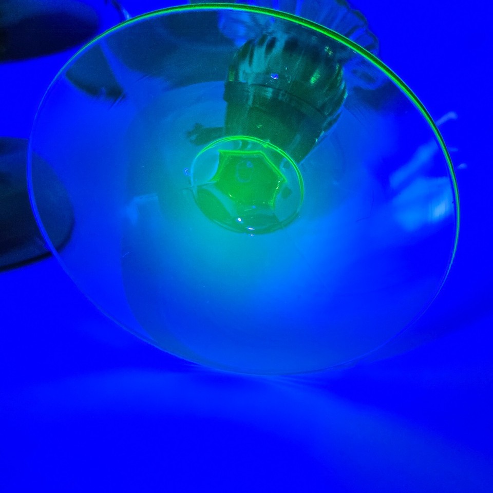 6 Heisey King Arthur Moongleam Crystal Diamond Optic Uranium Low ...