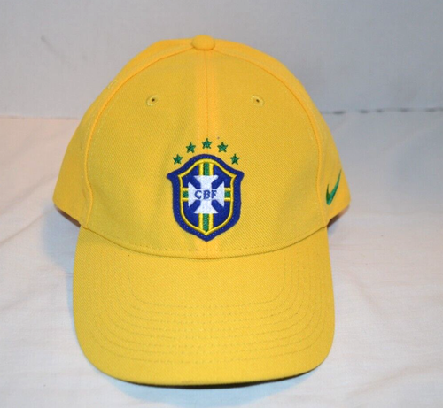 Nike Brasil CBF Soccer Football Legacy Baseball Cap Hat Brazil VTG ...