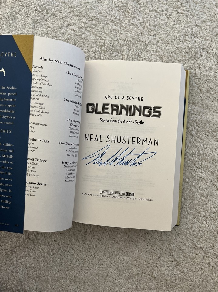 Arc of a Scythe Series Set by Neal Shusterman Books 1-4. Hardcover Sign ...